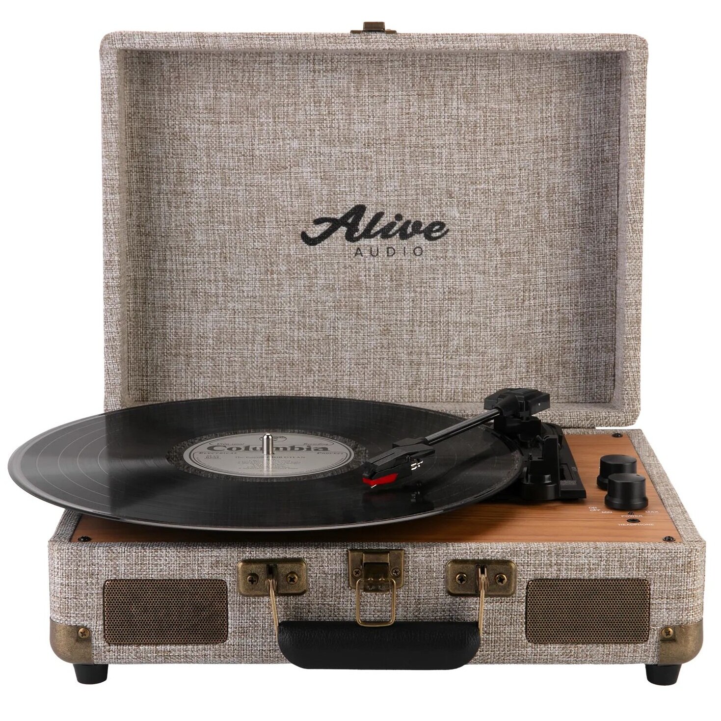 Виниловый проигрыватель Alive Audio Glam The Canvas Edition Shadow Bluetooth Vinyl Record Player GLM-02-SH