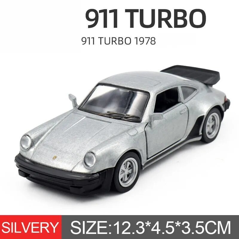 RMZ CITY 1:36 Коллекционная металлическая машина Porsche 911 Turbo 1978
