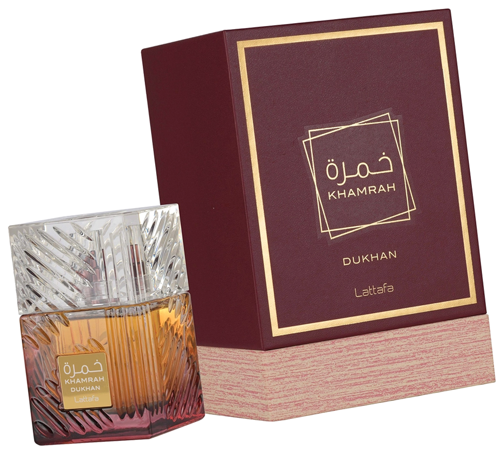 Латтафа Камрах Духан аромат унисекс 100 мл - Lattafa Perfumes Khamrah Dukhan Дымный Коктейль