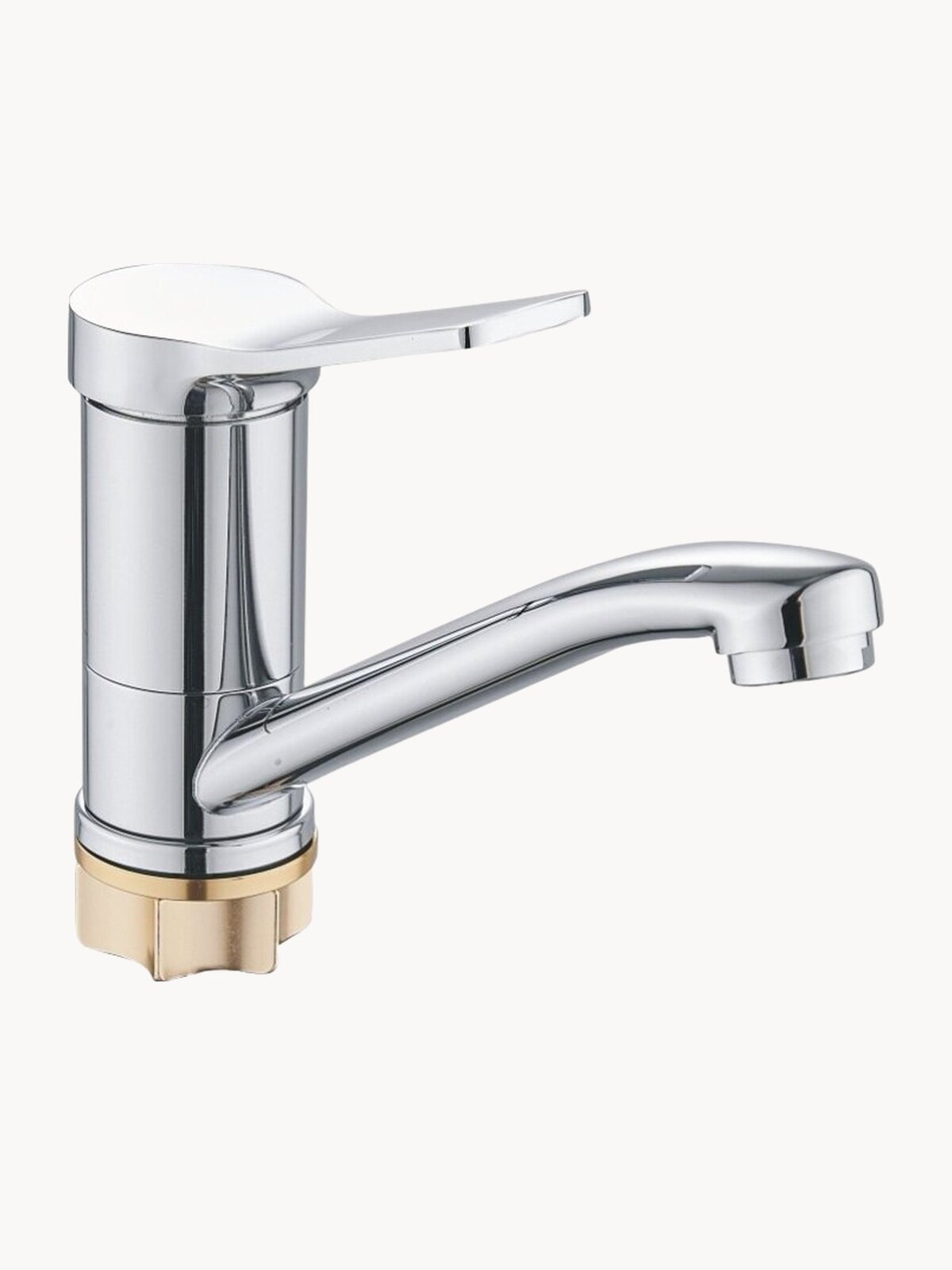 Смеситель на раковину Potato P45292-2 поворотный излив, картридж 35 мм, хром, крепление гайка