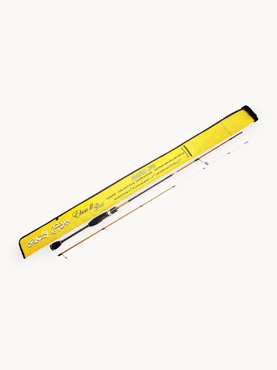 Спиннинг Crazy Fish EBISU-II GOLD SG602SUL Nano Jig new style