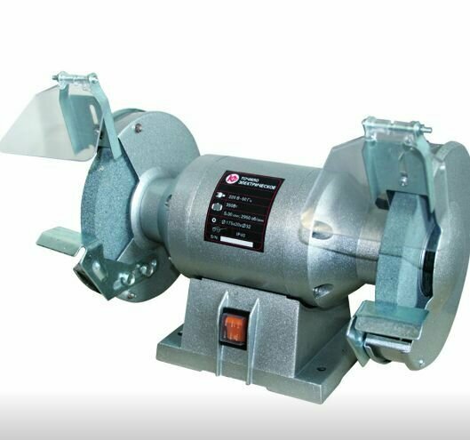 Точильный станок калибр ТЭ-175/400 (400Вт, 2950об/мин, 175х12,7х16мм, 10,3кг)