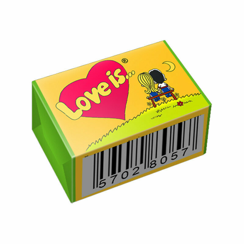 Жевательная резинка Love is, кокос-ананас, 100 штук, 347684