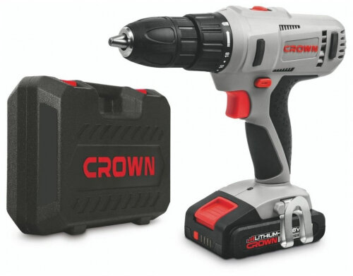 Дрель-шуруповерт аккумуляторная Crown Professional CROWN CT21056LH-2 BMC
