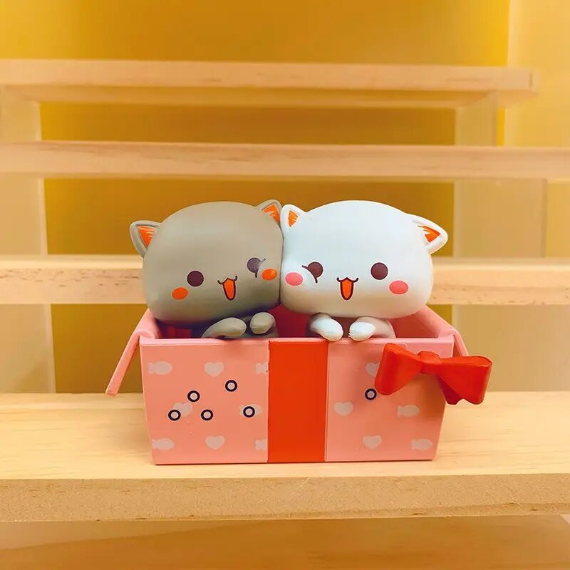 Bandai Mitao Cat Kawaii Фигурки open box to confirm8