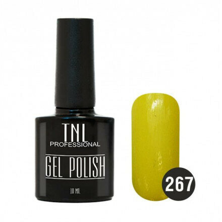 TNL Professional Цветной Гель-лак № 267 - канареечно-желтый (10 мл.)
