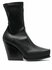 Ботинки Stella McCartney Cowboy 80, размер 40, черный