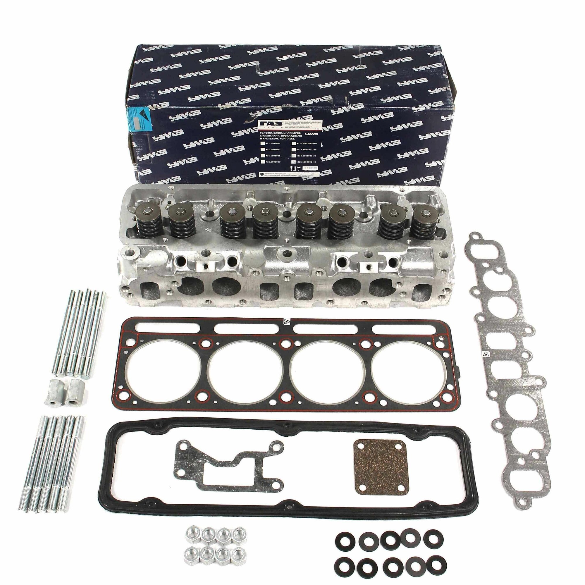 Головка блока дв. УМЗ-4216 ГАЗель бизнес инж. с крепежом в сб.