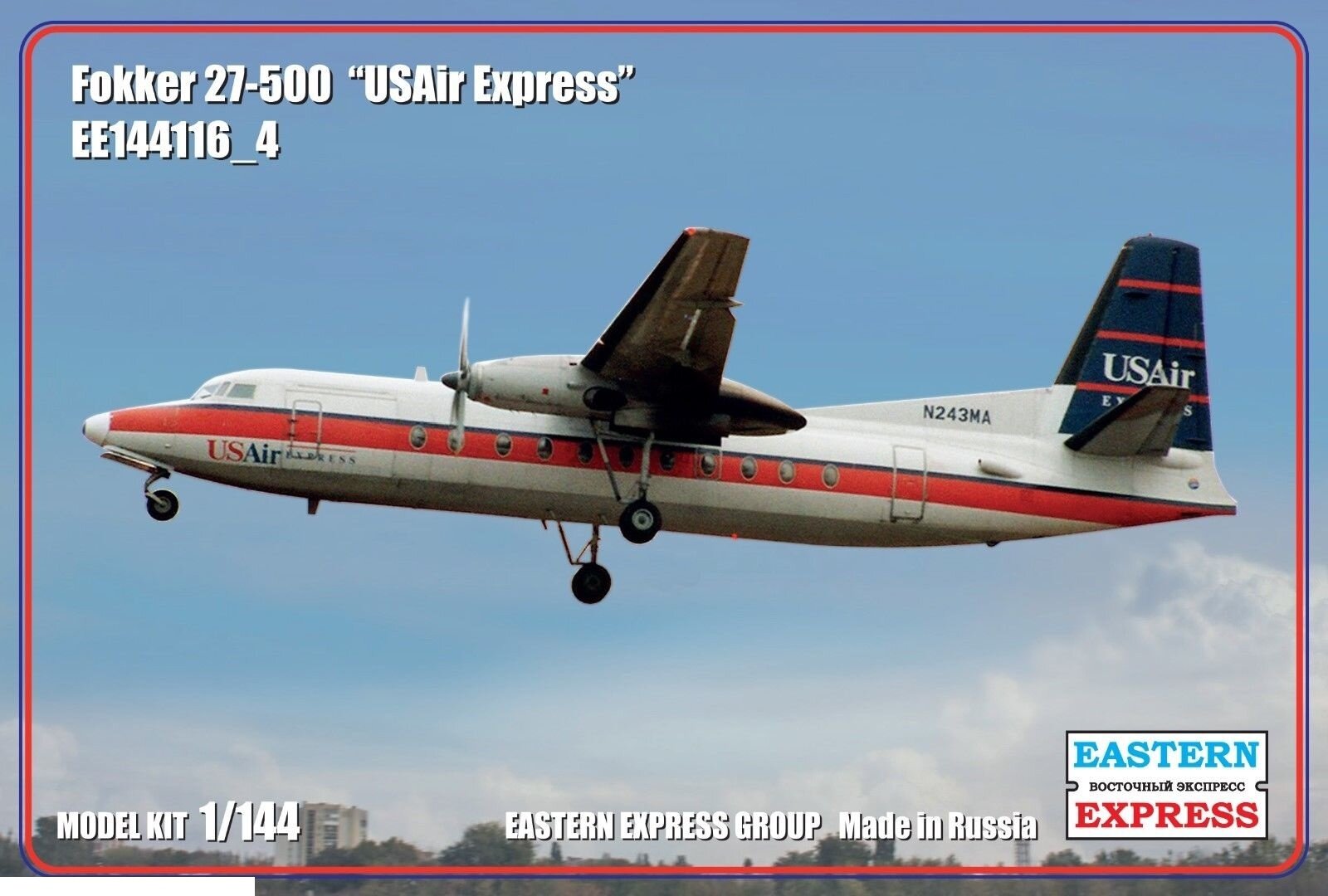 ЕЕ144116_4 Пас. самолет Fokker F-27-500 USAir Express