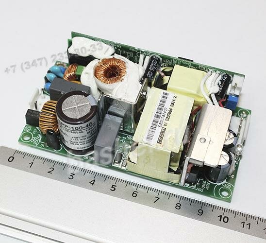 48V, 100W, 2.1A EPP-100-48, Модуль питания сетевой (блок питания с клеммами), без корпуса, MW