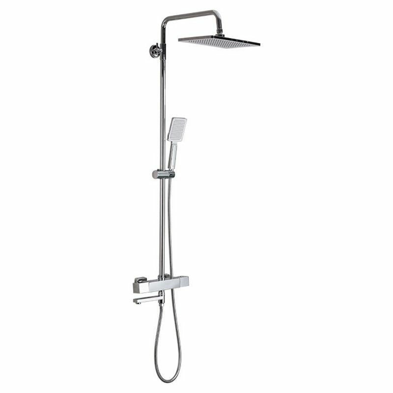 Душевая система Frap F2KI40YQ07AB с термостатом, хром