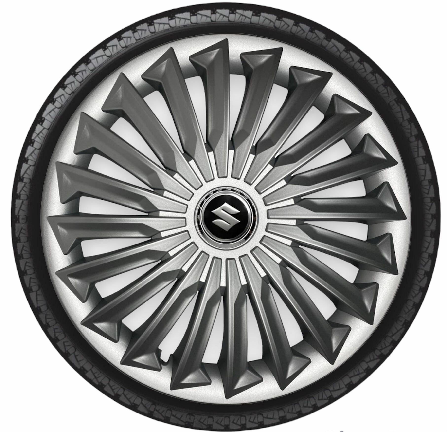 Автомобильные колпаки на диски Jestic джой сузуки R16", в комплекте 4 колпака