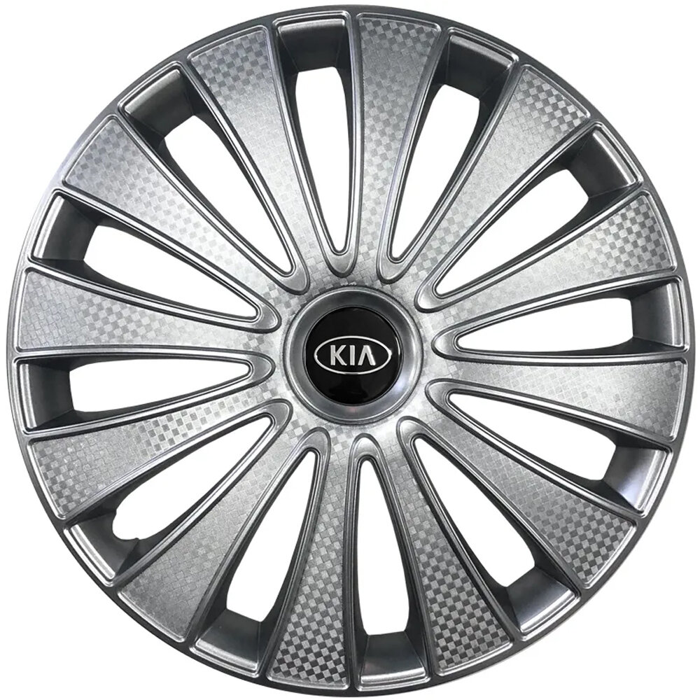 Автомобильные колпаки на диски КИ ГМК R15", в комплекте 4 колпака