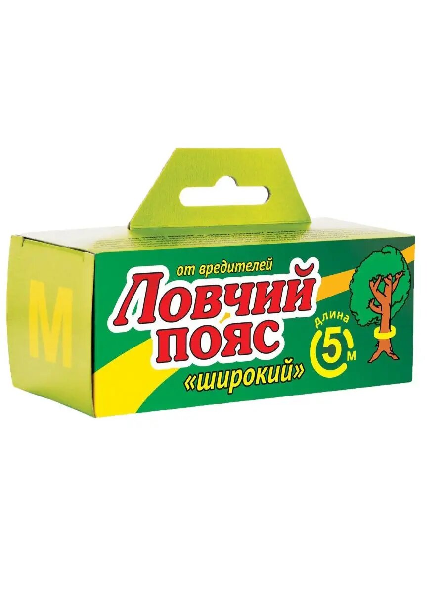 Ловчий пояс, размер 5 м х 13 см, клейкая лента для защиты деревьев от насекомых вредителей