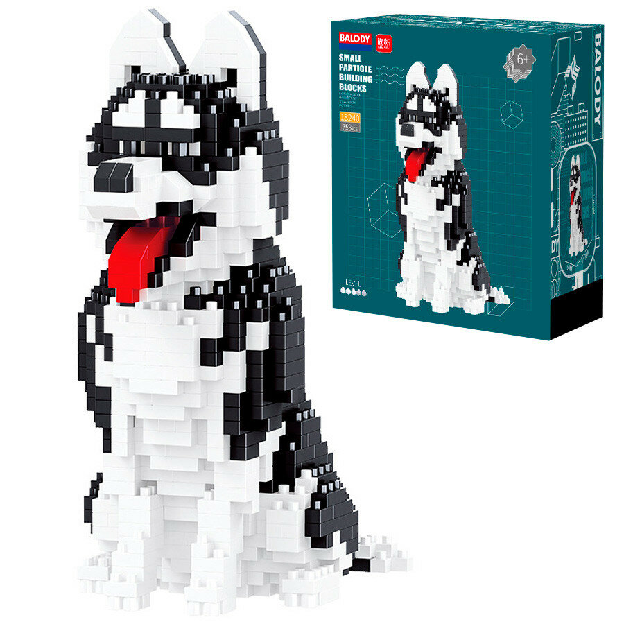 Конструктор Balody Питомцы: Хаски (мини детали) 18240