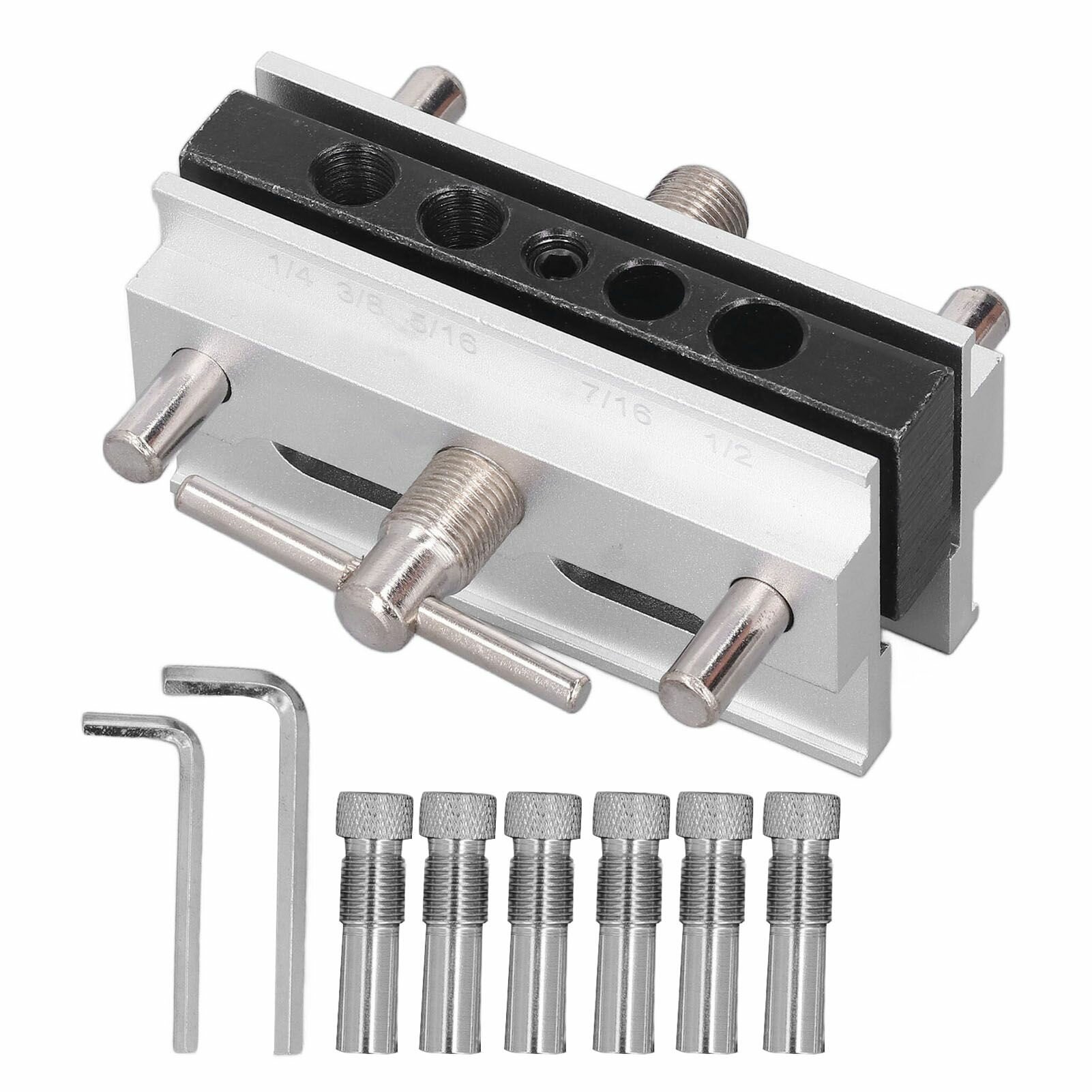 Комплект самоцентрирующихся дюбелей из 8 предметов, набор направляющих втулок для сверл из легированной стали для деревообрабатывающих соединений под углом Краевые соединения