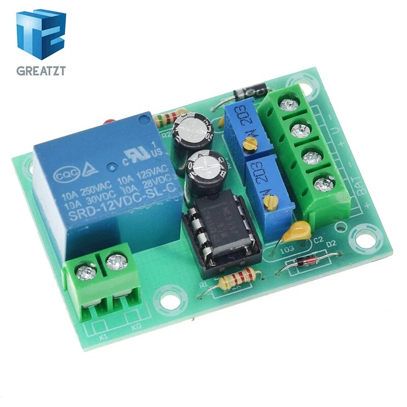 Плата GREATZT XH-M601 контроль зарядки аккумулятора, высокое качество, 12 В, интеллектуальное зарядное устройство, панель управления мощностью, автоматическая зарядка