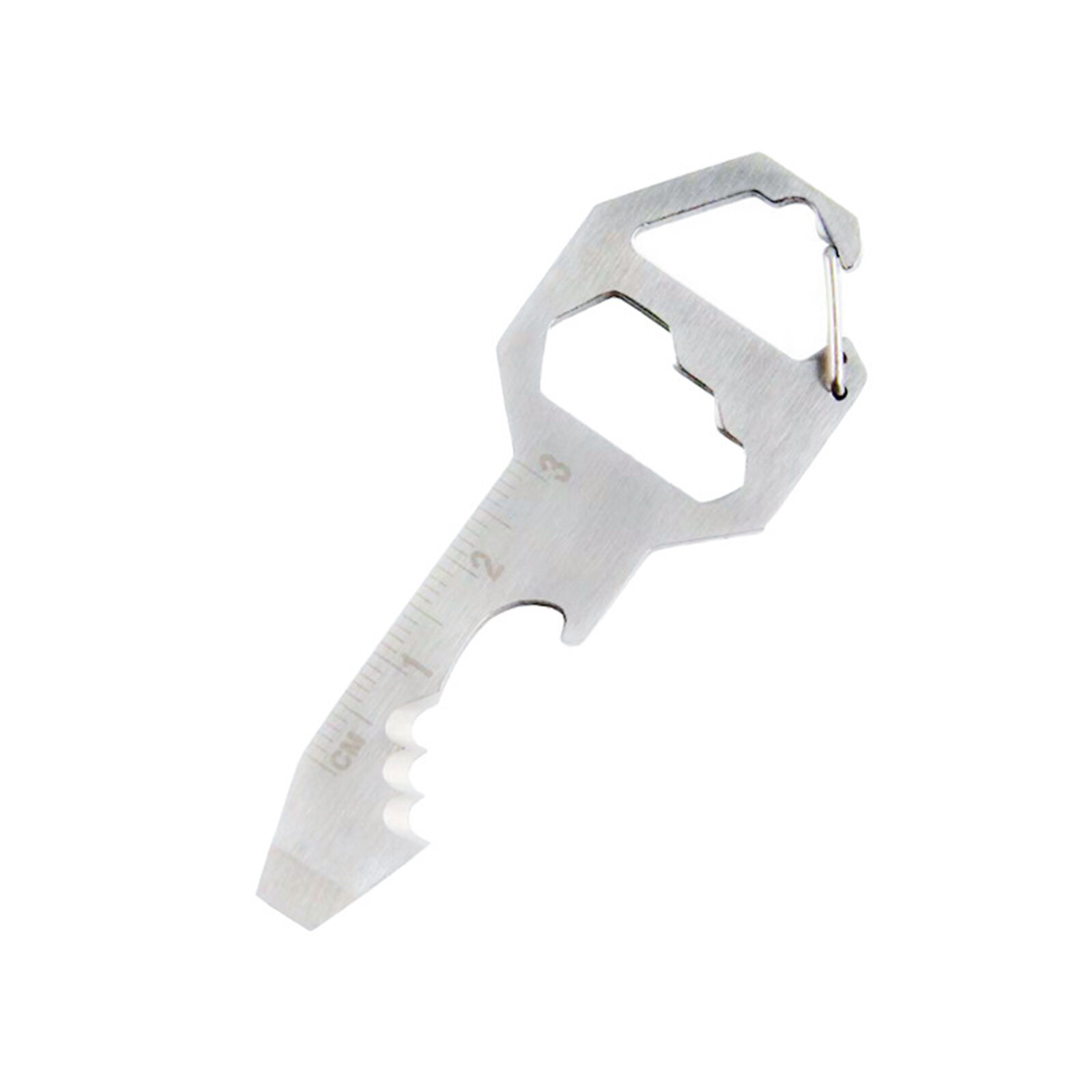 Брелок Открывалка для Бутылок Многофункциональный Инструмент для Кемперов Велосипедистов Линейка Гаечный Ключ Открывалка Для Бутылок Брелок Резьборез Отвертка