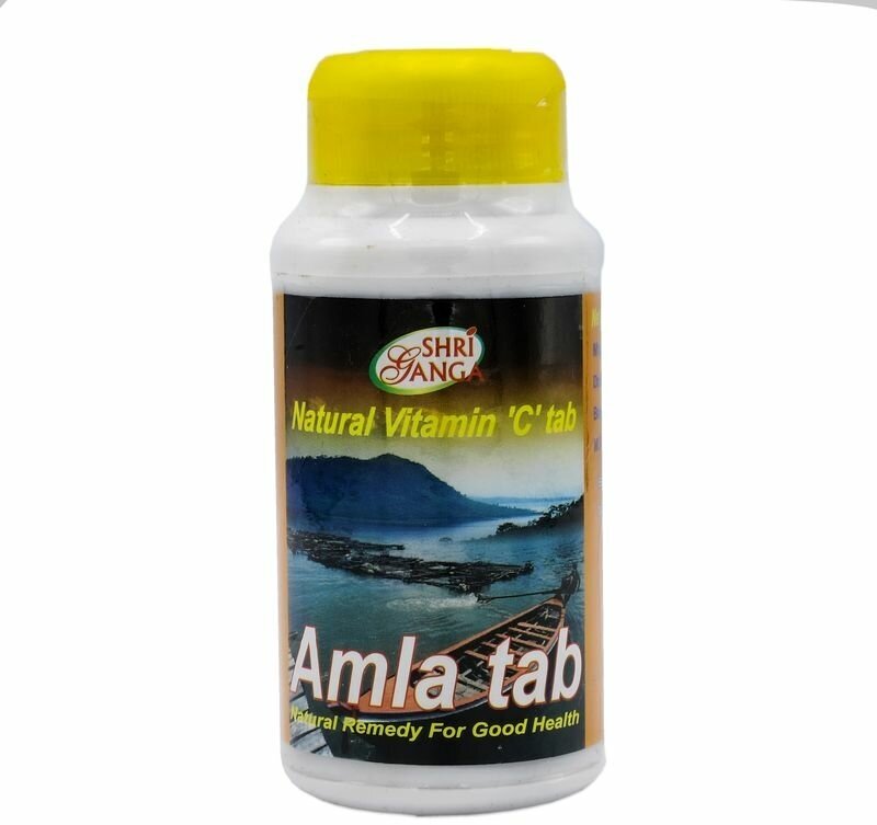 Амла Шри Ганга антиоксидант Amla Shri Ganga 200 таб.