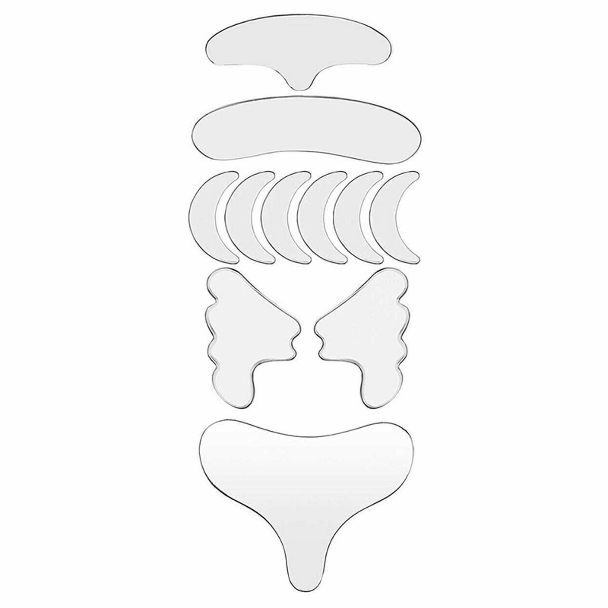 11 штук многоразовых патчей от морщин вокруг глаз и ухода за лицом