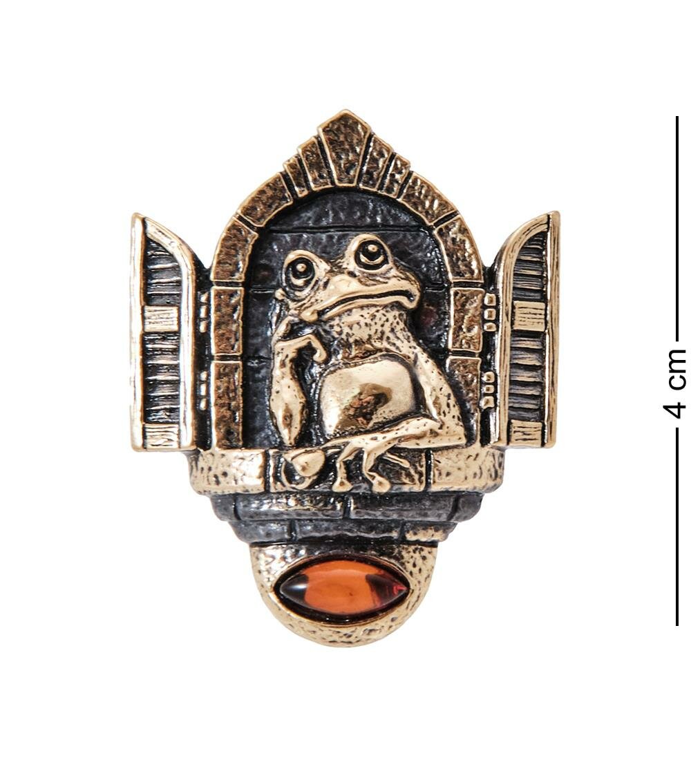 Брошь, янтарь