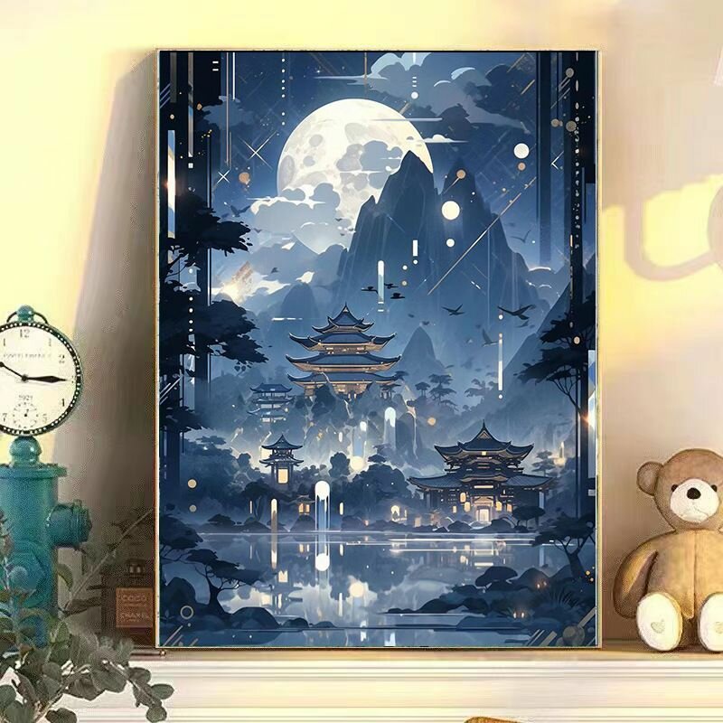 Картина По Номерам Творческая Цифровая Живопись Маслом