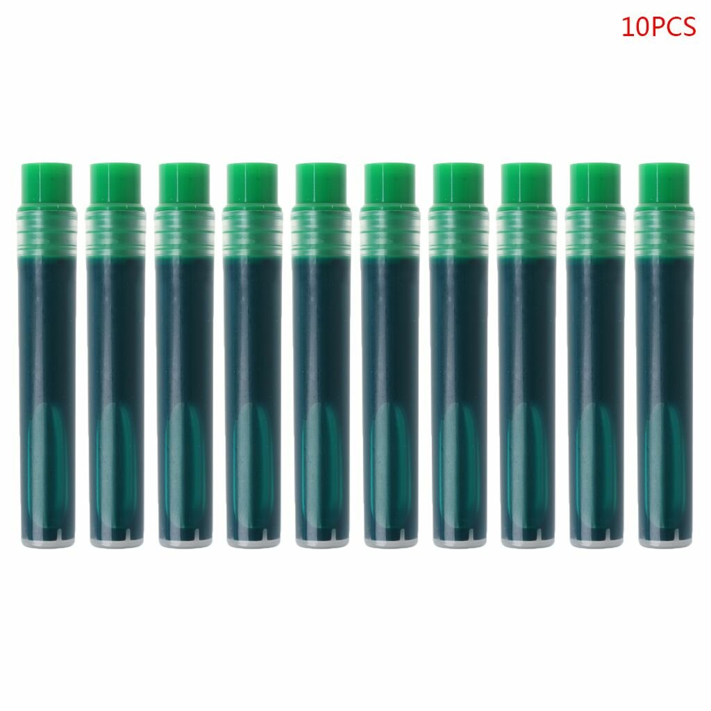 Канцтовары, Запасные стержни для маркеров белой доски HaoCai, зеленые, 1 упаковка по 10 шт.