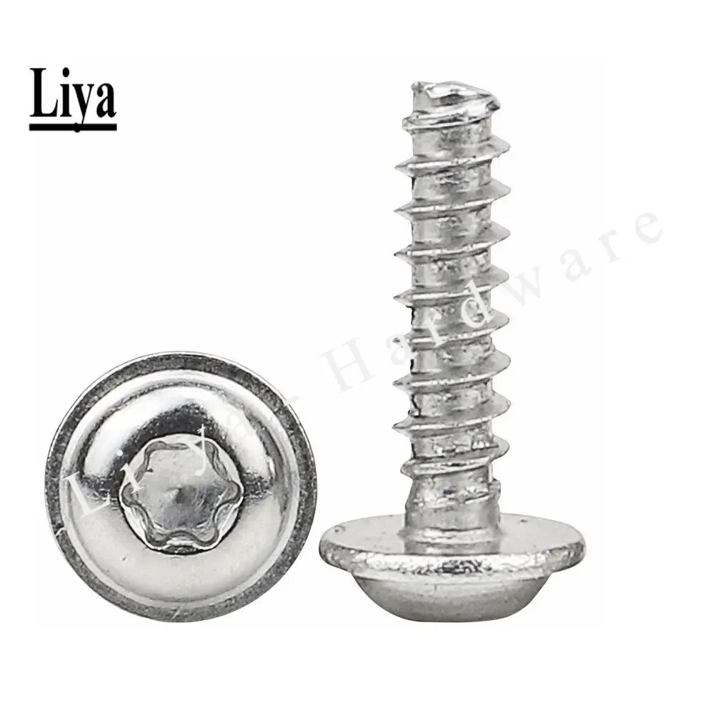 Саморезы Torx HPCLE нержавеющая сталь 304 ST2-2.6-3-4-5 мм M3 50pcs, 16mm