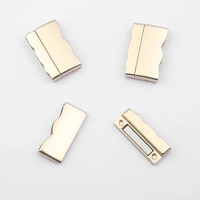 Металлические магнитные застежки SunMoon для браслетов 2 шт matte gold color