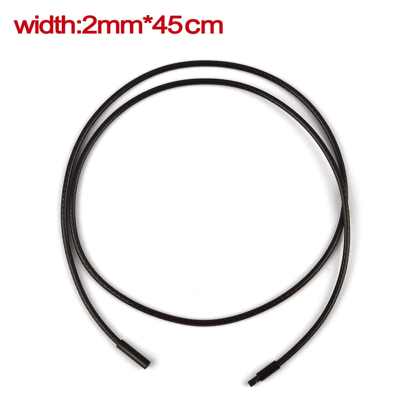 Кожаная цепочка LIEBE ENGEL 45/50/60 см 60cm, B-Brown 2mm