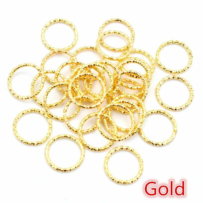 Переходные кольца Wadsfred 8-20 мм, 5 цветов 10mm x 100pcs, Gold