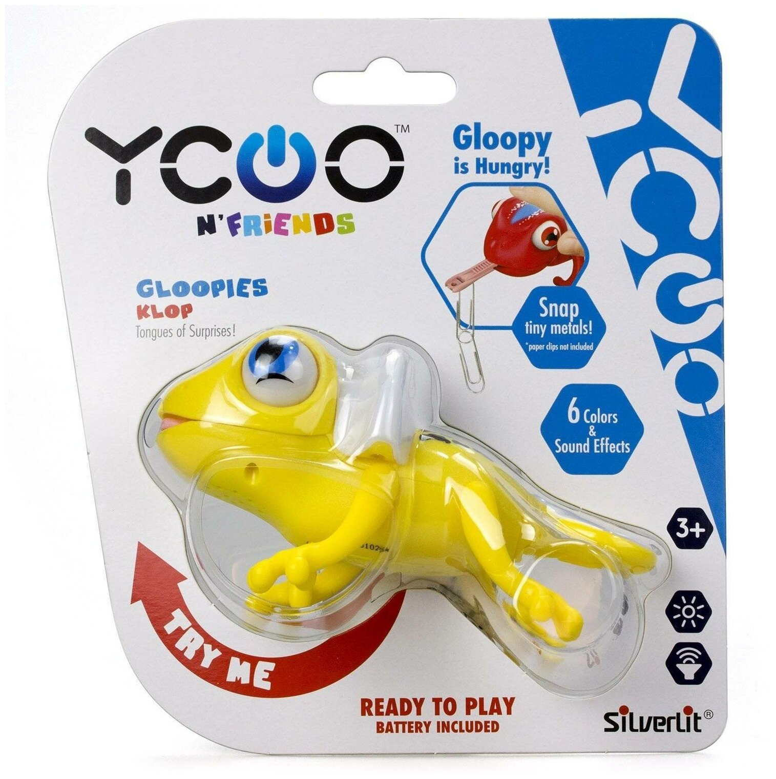 Silverlit Интерактивная игрушка робот Ящерица Глупи желтая 88569-6