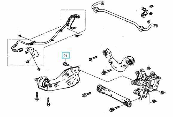 Болт с фланцем 14х48.6; Артикул Honda: 90173TVAA00 (Оригинал)