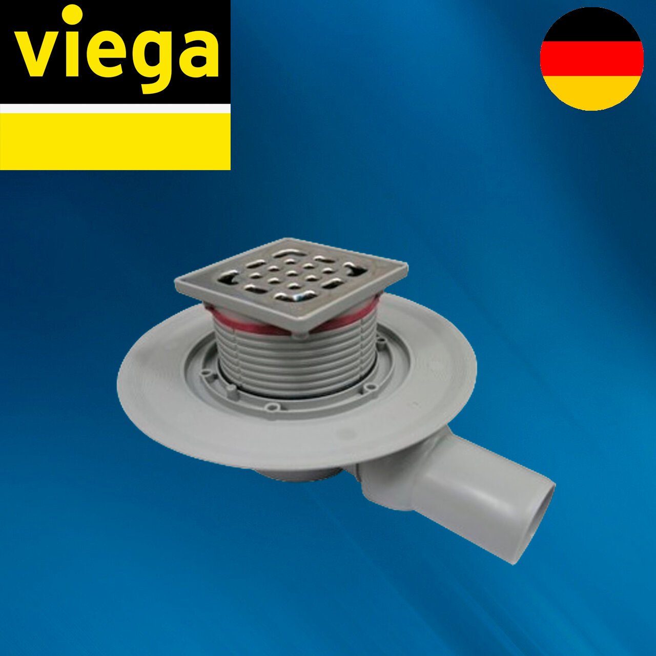 557119 VIEGA Trap 4935.1 Сифон для душа, трап, цвет нержавейка