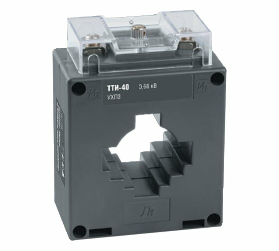 Трансформатор тока IEK ТТИ-40 600/5, класс 0.5S, 5ВА, без шины ITT30-3-05-0600