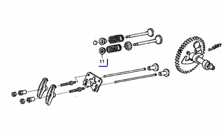 Фиксатор пружины клапана; Артикул Honda: 14771Z0T900 (Оригинал)