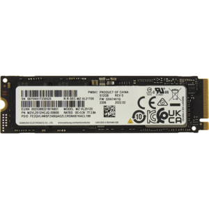 Samsung MZVL2512HCJQ-00B0 SSD PM9A1, 512GB, M.2(22x80mm), NVMe, PCIe 4.0 x4, R/W 6900/5000MB/s, IOPs 800 000/800 000 (12 мес.)