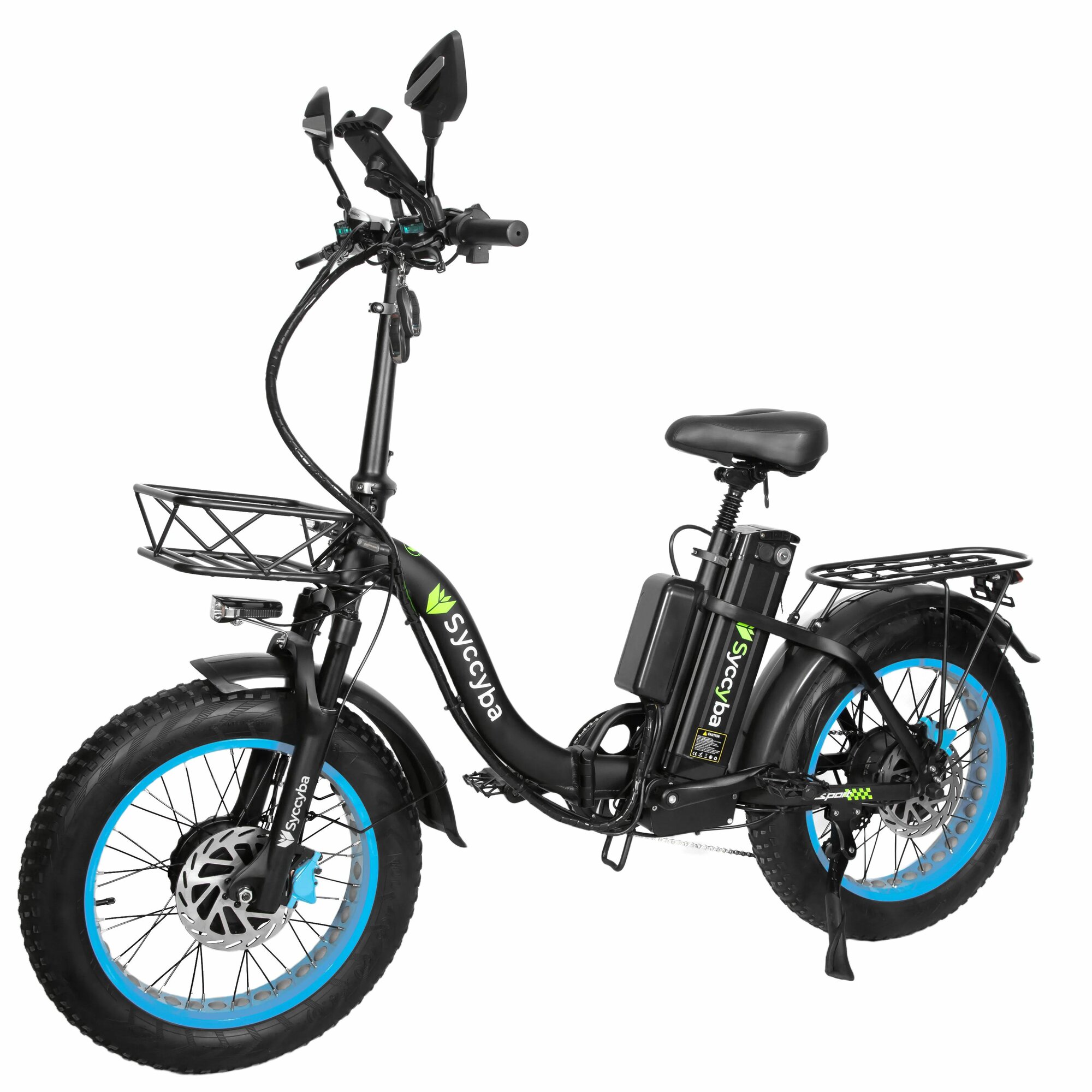 Syccyba F11 Pro Dual 2*500 Ватт; 48V/15Ah; 20" голубые обода