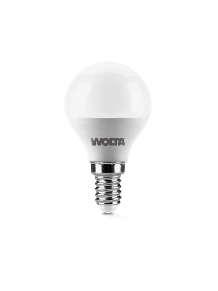 Светодиодная лампа Wolta 25S45GL7.5E14, цоколь E14, мощность 7,5 Вт