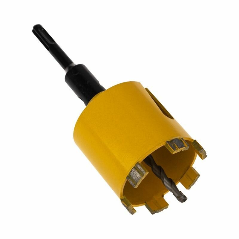 Коронка алмазная по бетону 72мм, L90мм, М16, сегмент, SDS PLUS KRANZ