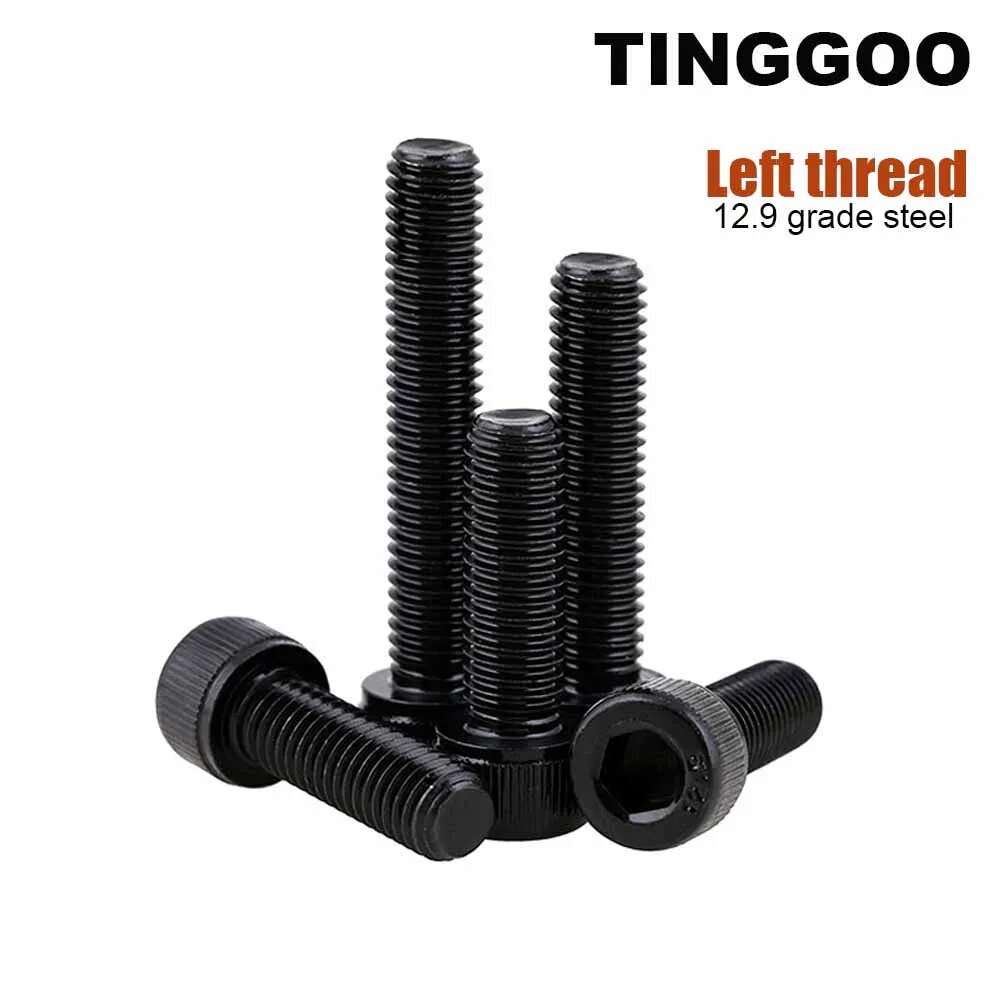TINGGOO черные болты с шестигранной головкой M3-M16 12.9 сталь 1/20 шт. 2pcs M10, 30mm