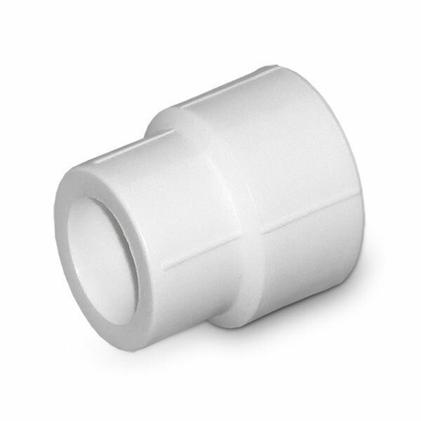 Муфта ПП переходная D110-75 внутренняя наружная резьба / Гидропласт