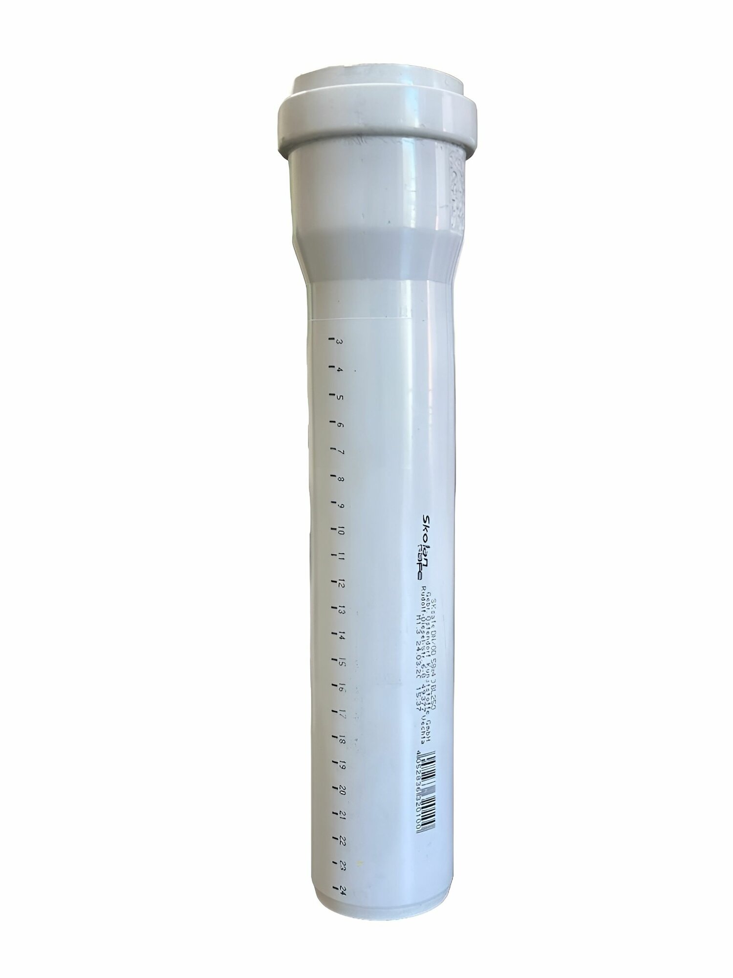 Труба РР- MD сер б/ш Дн 58х4,0 L0.25м в/к SKEМ Ostendorf/Гидропласт