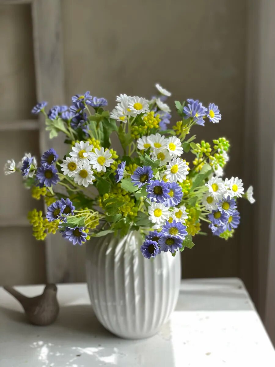 Искусственные цветы для декора Ромашки для дома