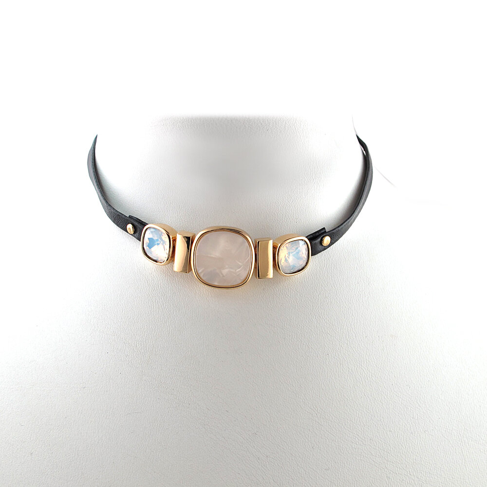 Колье, кристаллы Swarovski