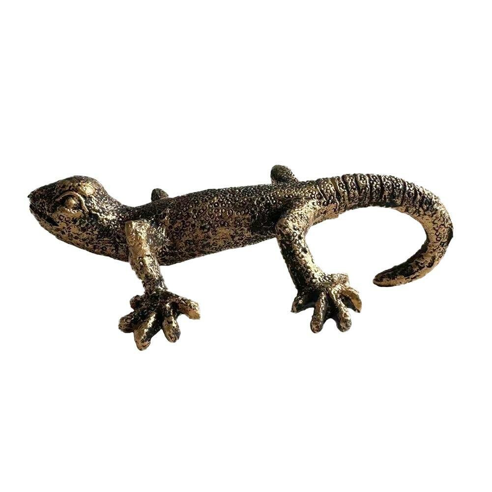 Фигурка геккона для украшения растений, устойчива к непогоде - подходит для горшков и заборов