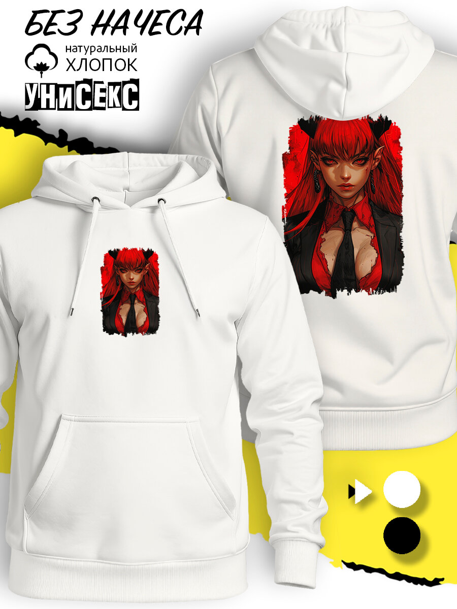 Худи Толстовка свитшот с девушкой аниме
