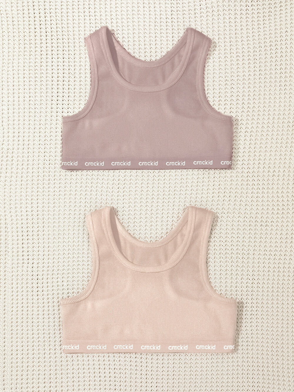 Майка К 1196-2уп/персиковый румянец,кофейный, комплект из 2 шт.