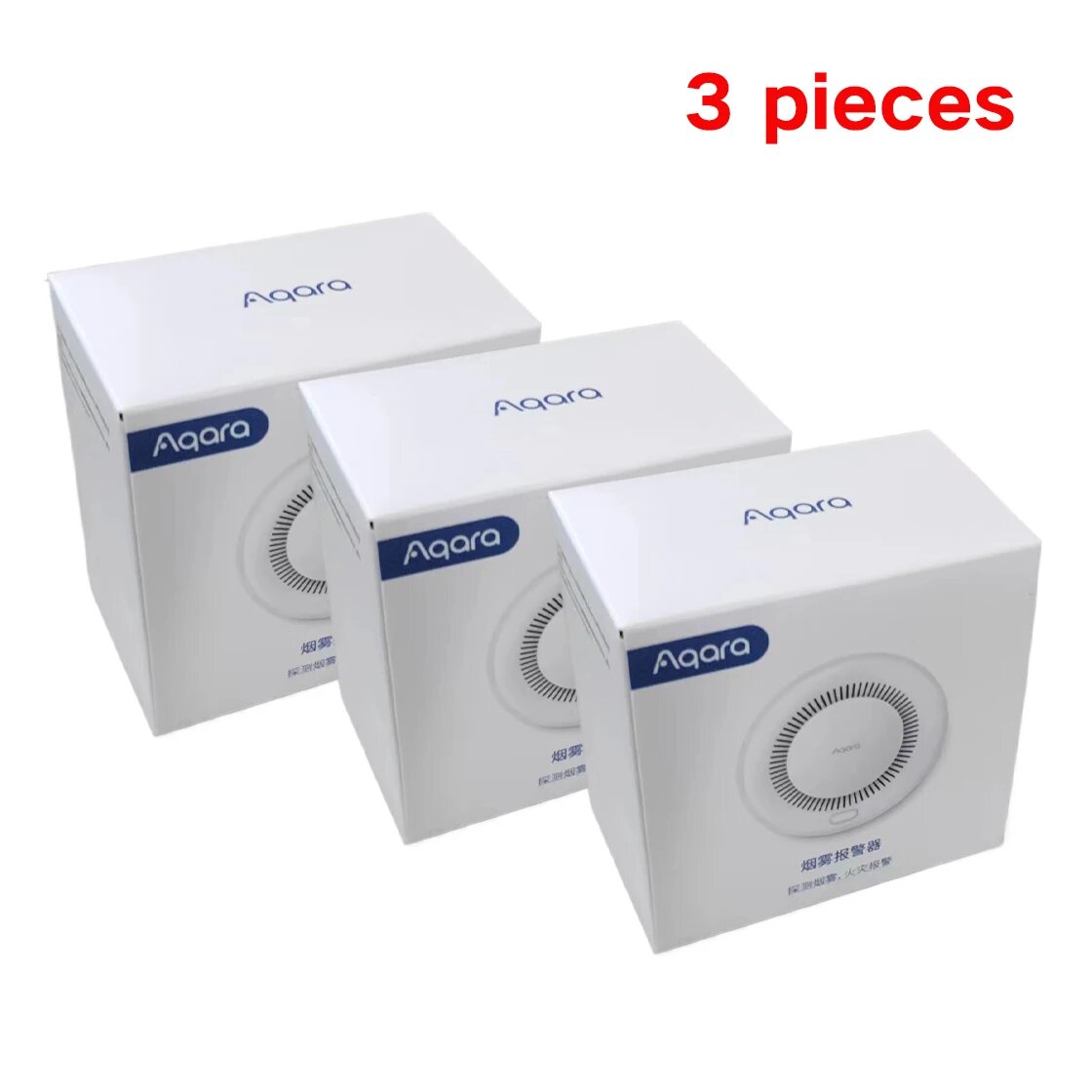 Aqara Умный детектор дыма ZigBee 3 pieces