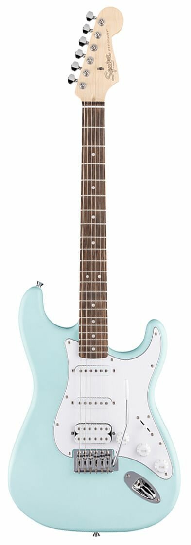SQUIER DEBUT Stratocaster HSS LRL DPB электрогитара, цвет Daphne Blue